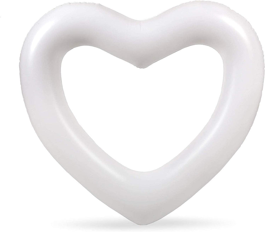 White Heart Hen Party Pool Float | Team Hen UK Party Essentials