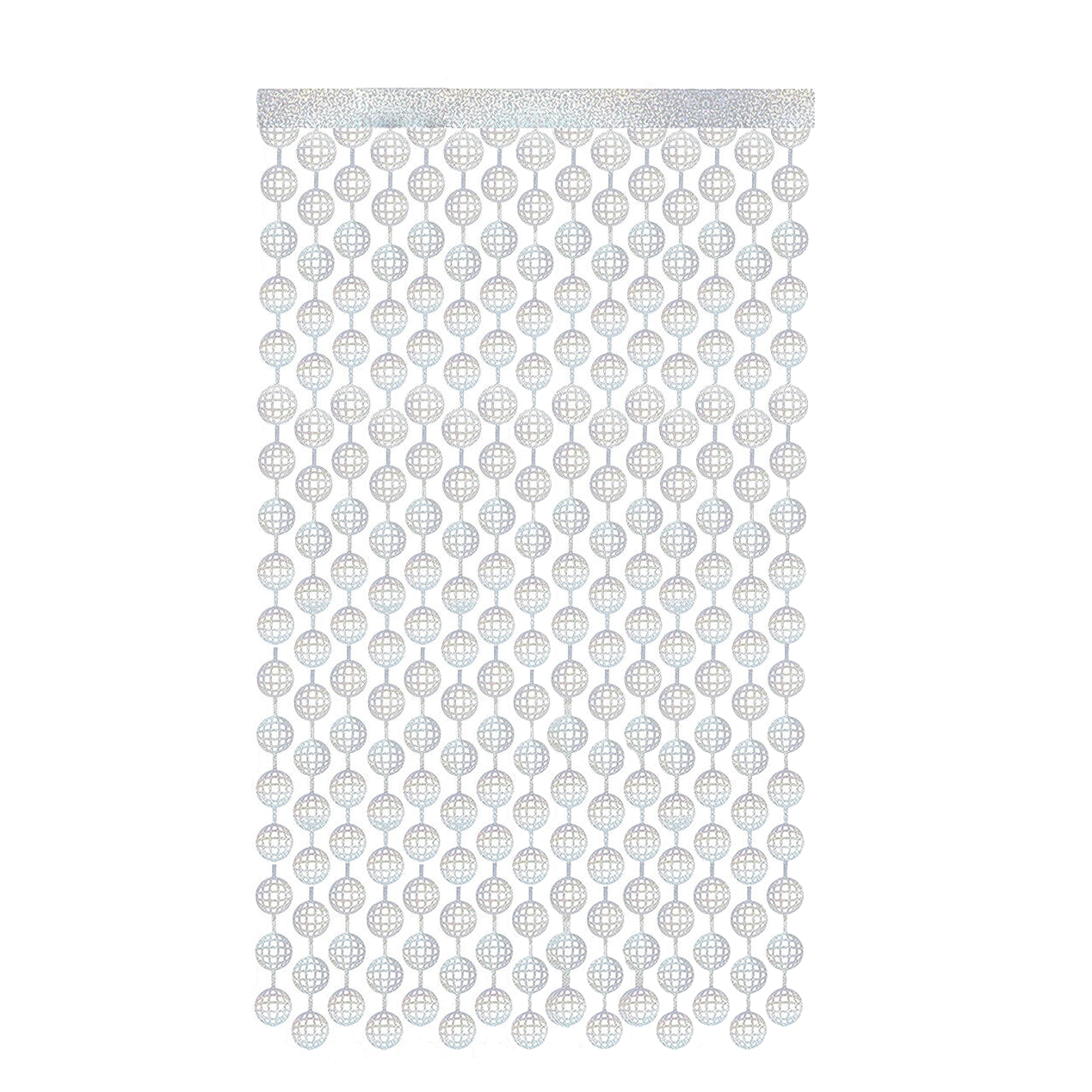 Iridescent Disco Ball Foil Curtain Backdrop | Hen Party Accessories ...