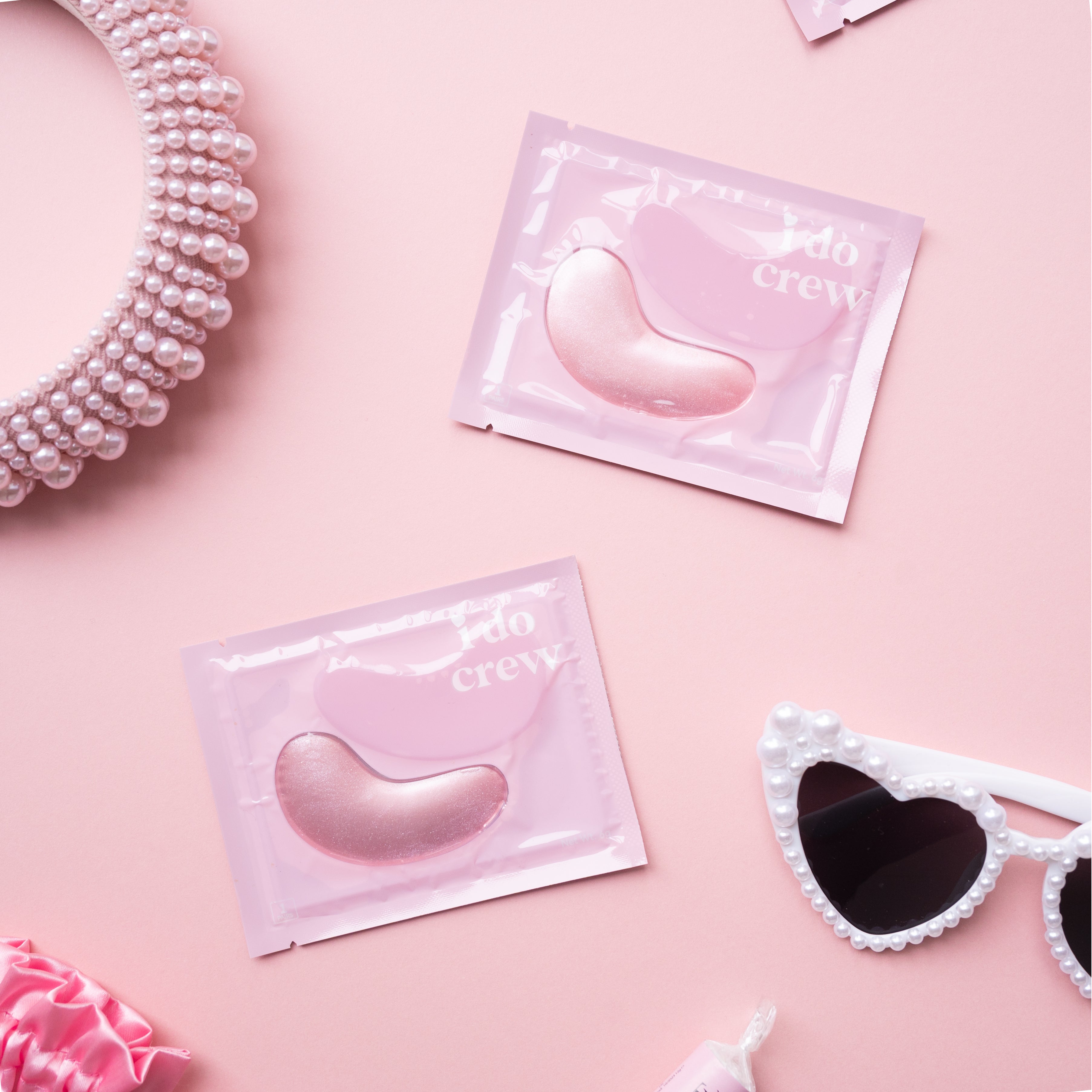 Pink Hen Party Under Eye Gel Mask 🤩 Hen Party Eye Masks – Team Hen