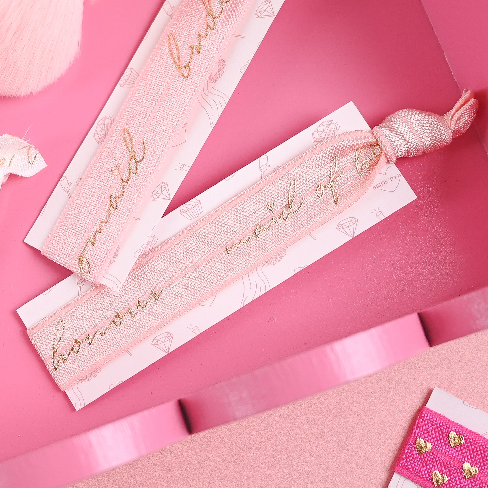 Bride To Be Script Hair Tie | Hen Party Accessories & Gifts | Team Hen