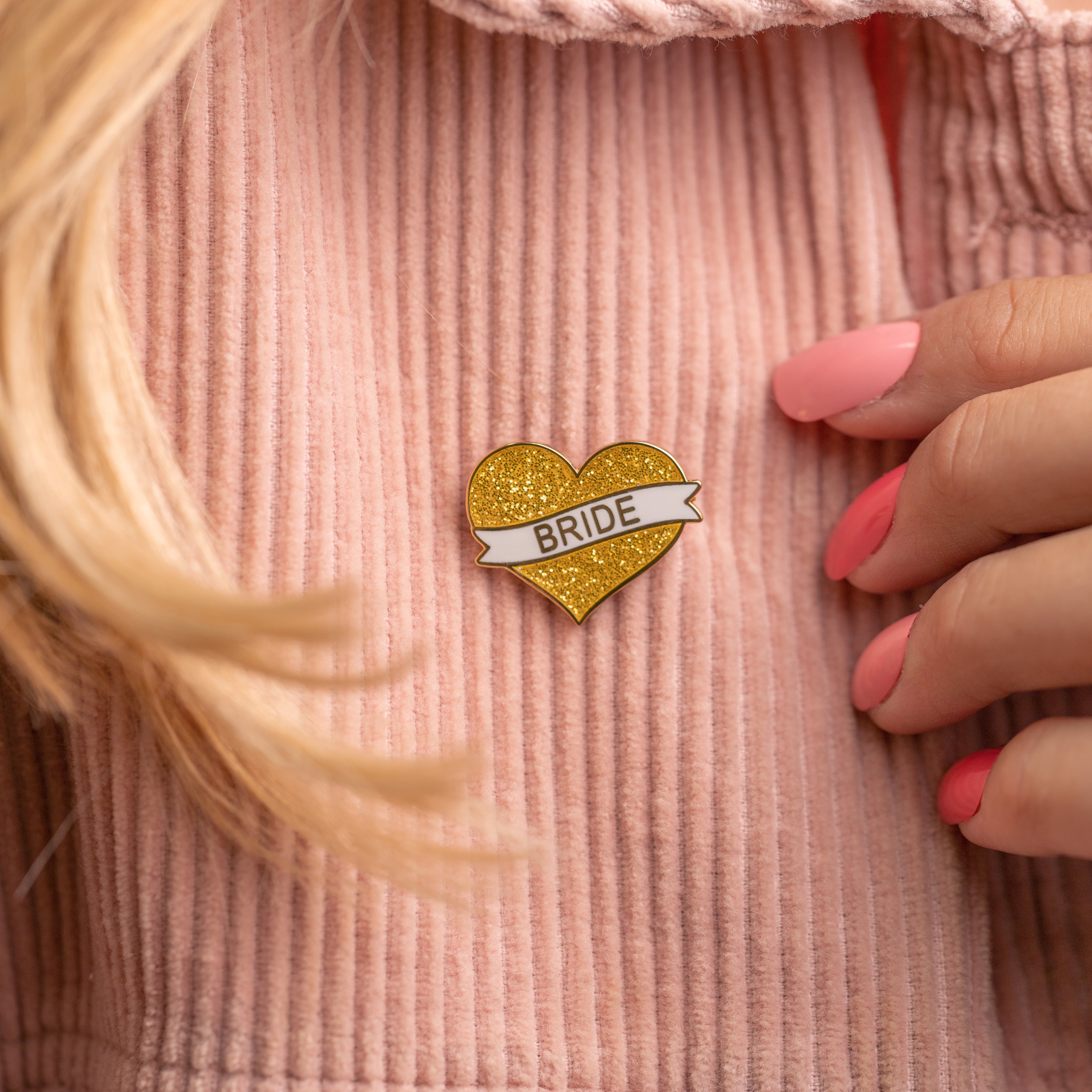 Bride Lapel Pin Badge | Bride Gifts from Team Hen